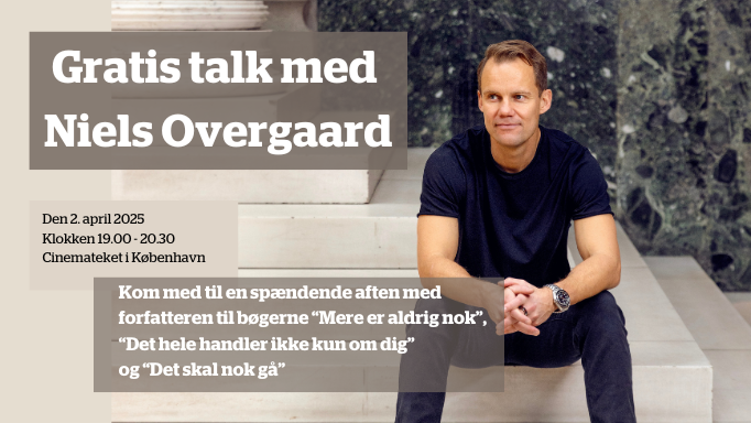 Livslinien inviterer til gratis live talk med forfatter Niels Overgaard ...